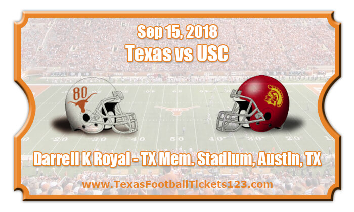 Texas Longhorns vs USC Trojans Football Tickets | Sep 15, 2018